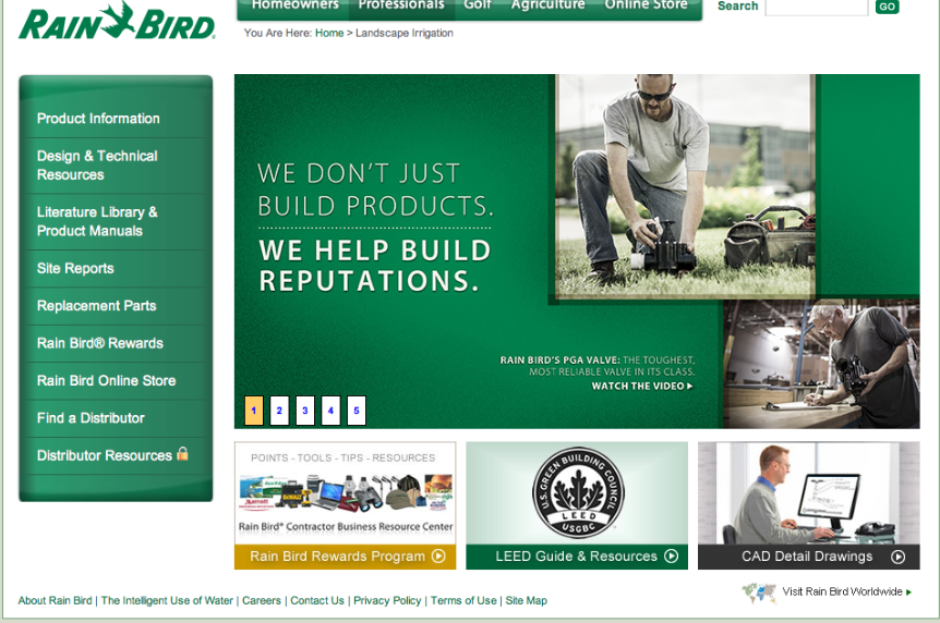 Quality Irrigation Featured on Rain Bird Website - Quality Irrigation